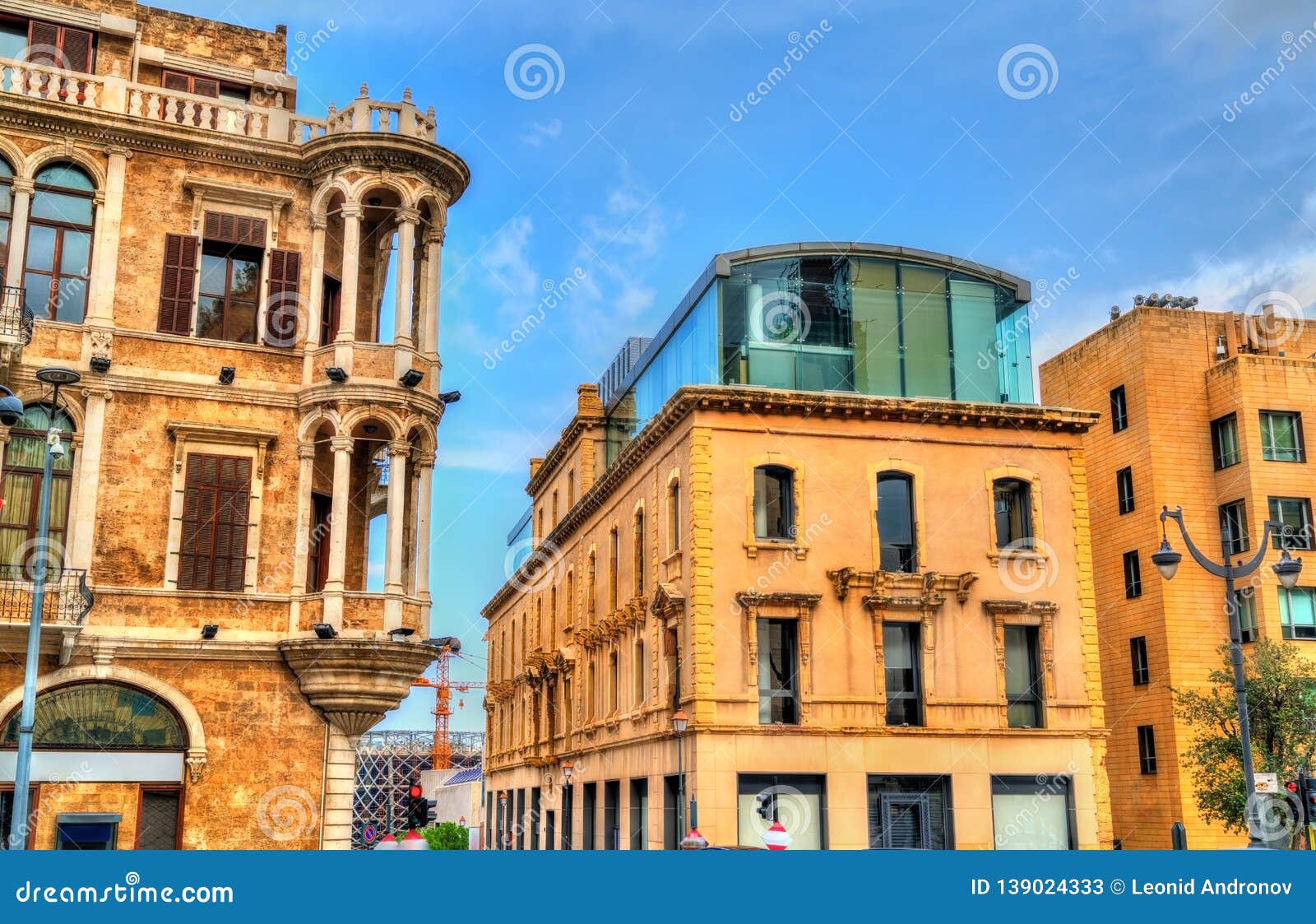 Costruzioni a Beirut Del Centro, Libano Immagine Stock - Immagine di ...