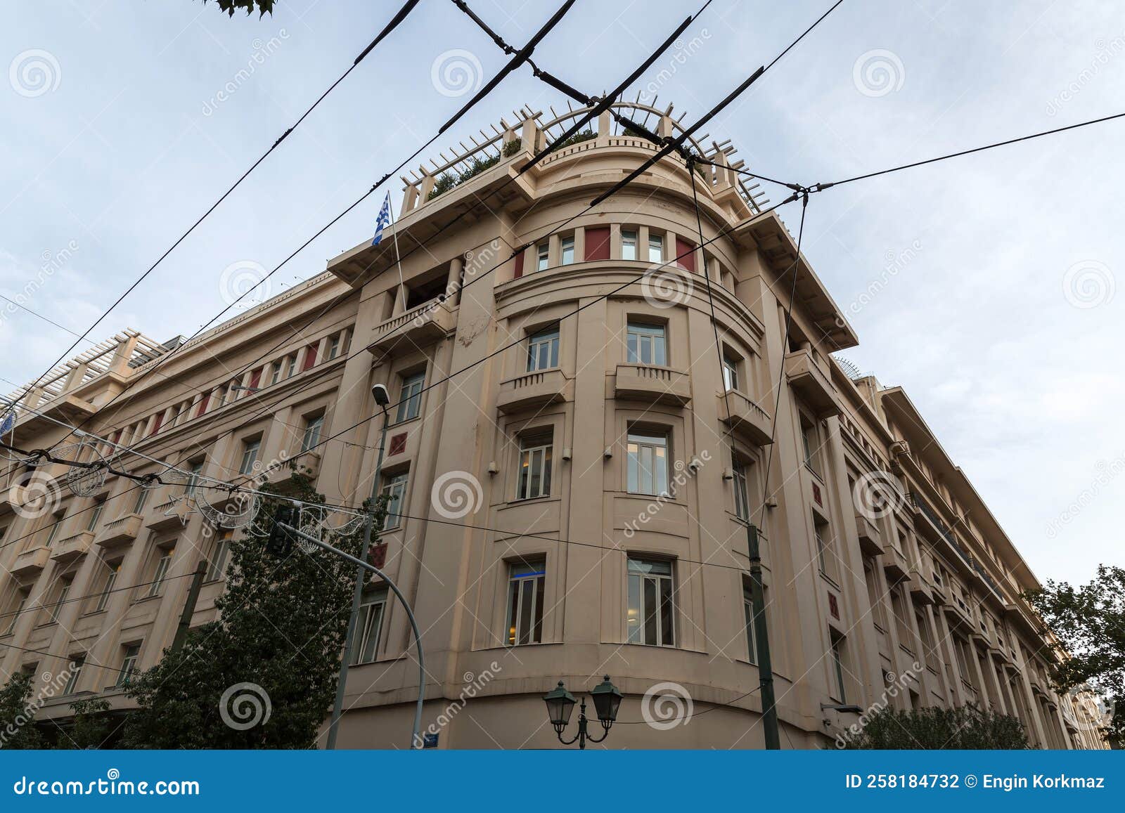Costruzioni Classiche Per Le Strade Di Atene Fotografia Editoriale ...