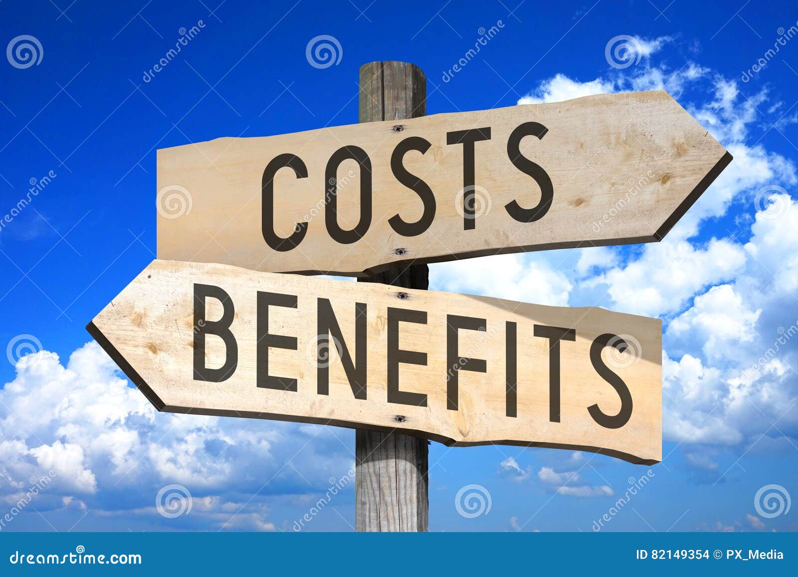 Costs And Benefits Stock Image | CartoonDealer.com #21865939 Costs And Benefits Stock Image | CartoonDealer.com #21865939