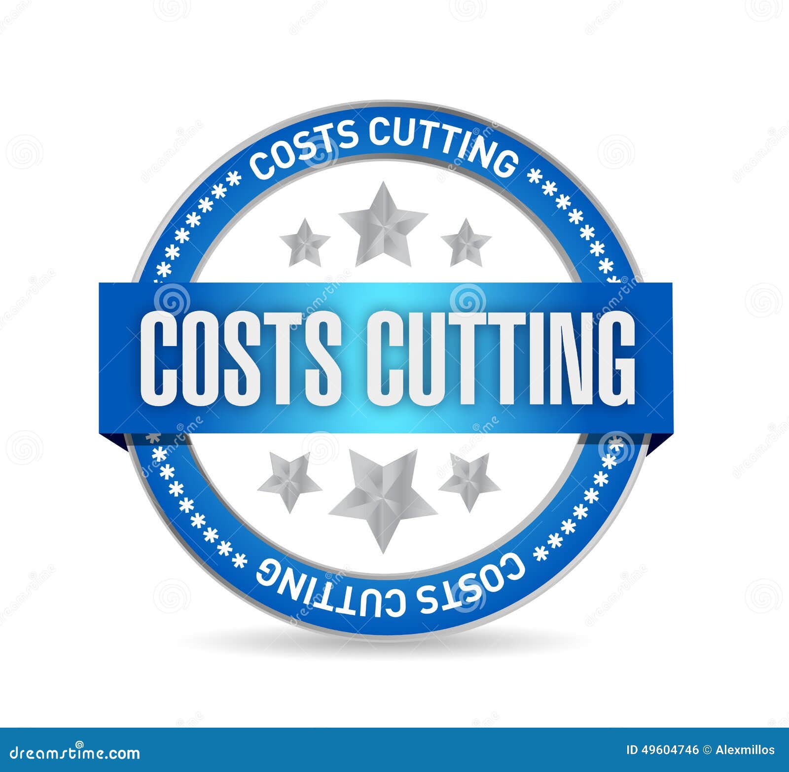 Costs Cutting Memo Illustration Design | CartoonDealer.com #49604677