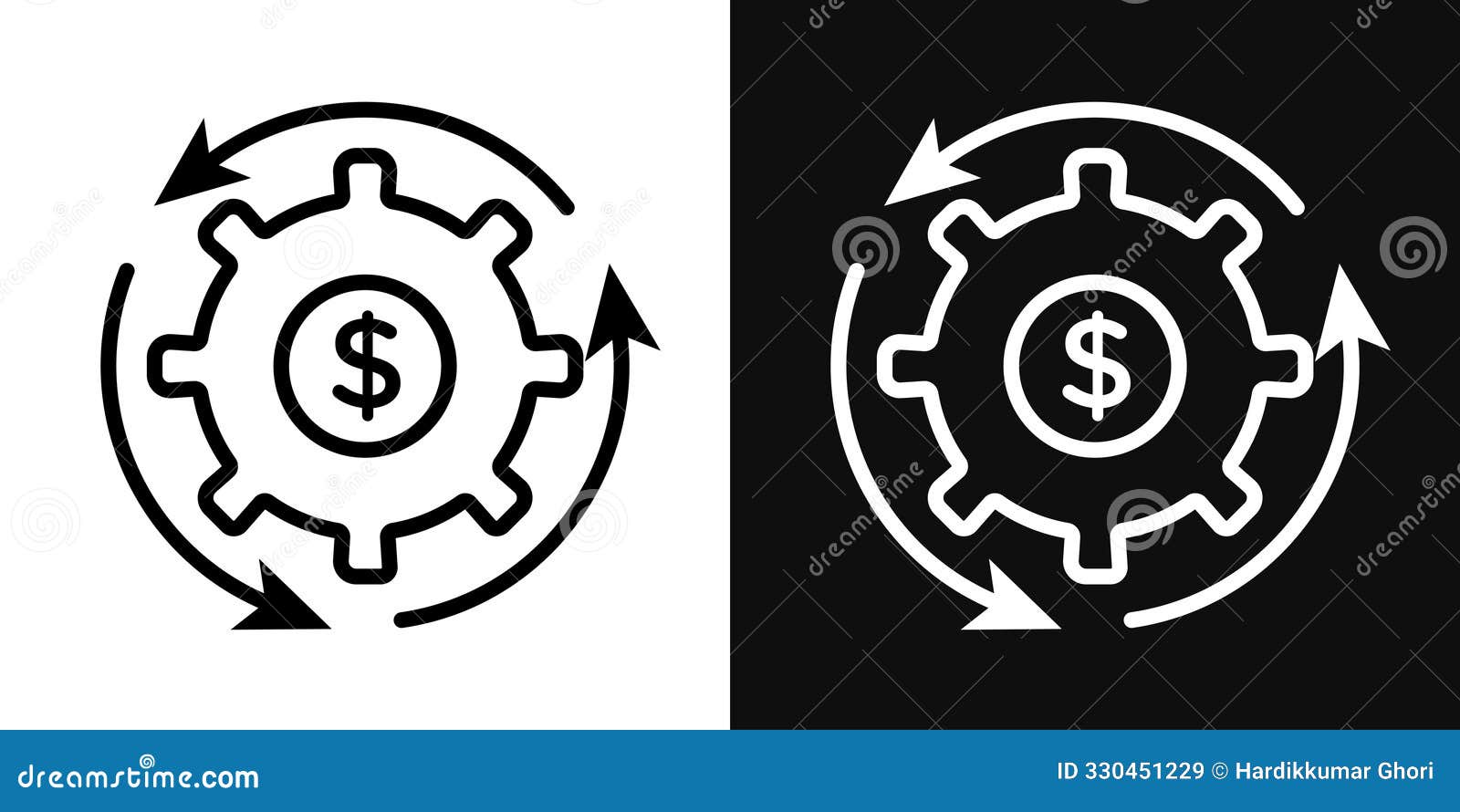 Costs optimization icon stock vector. Illustration of logo - 330451229