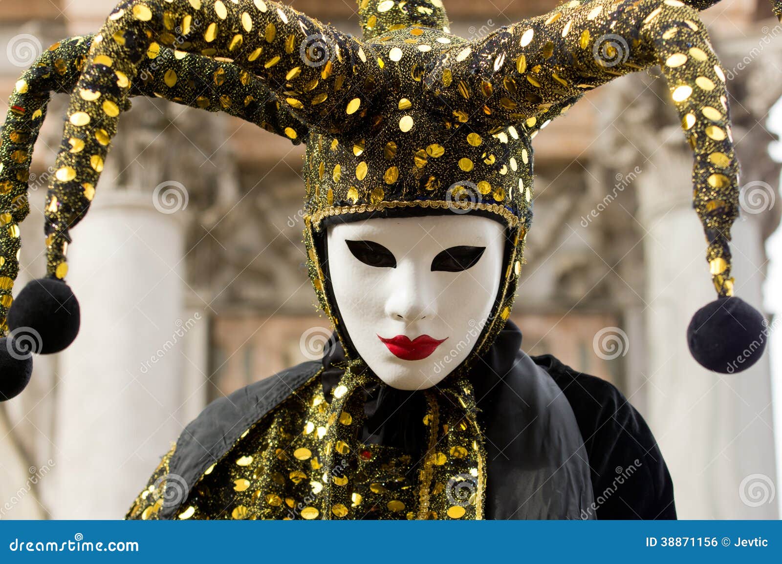 Costume del giullare fotografia editoriale. Immagine di mistero - 38871156