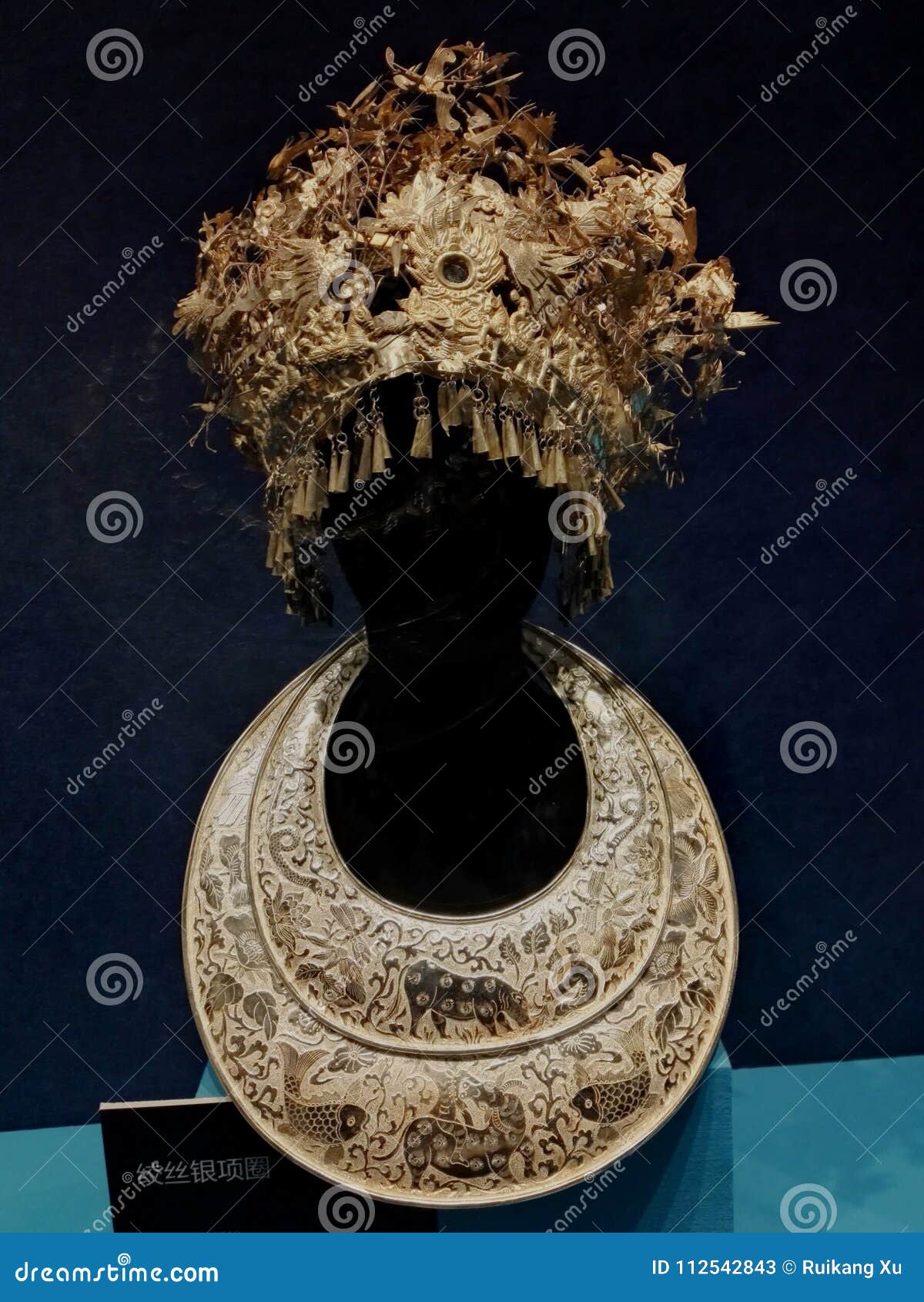 Costume Di Miao Con Argento Fotografia Stock Editoriale - Immagine di ...