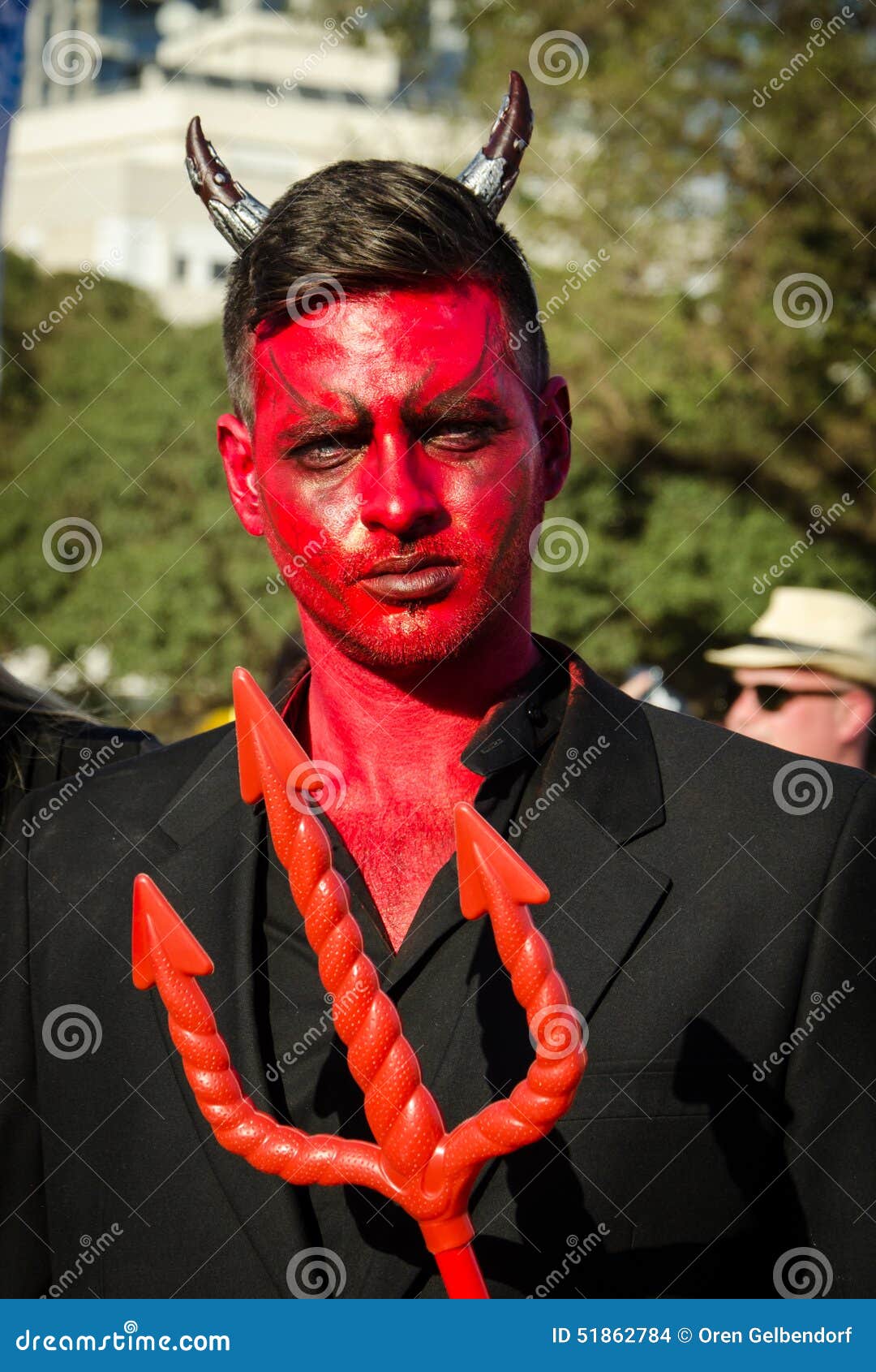 Costume di Satana immagine stock editoriale. Immagine di festival ...