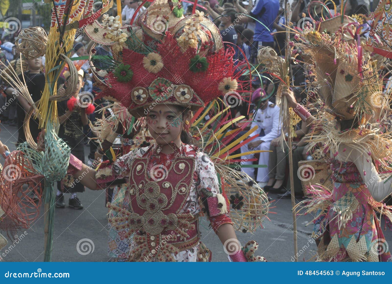 Costume Made of Bamboo into Carnival Editorial Stock Photo - Image of ...