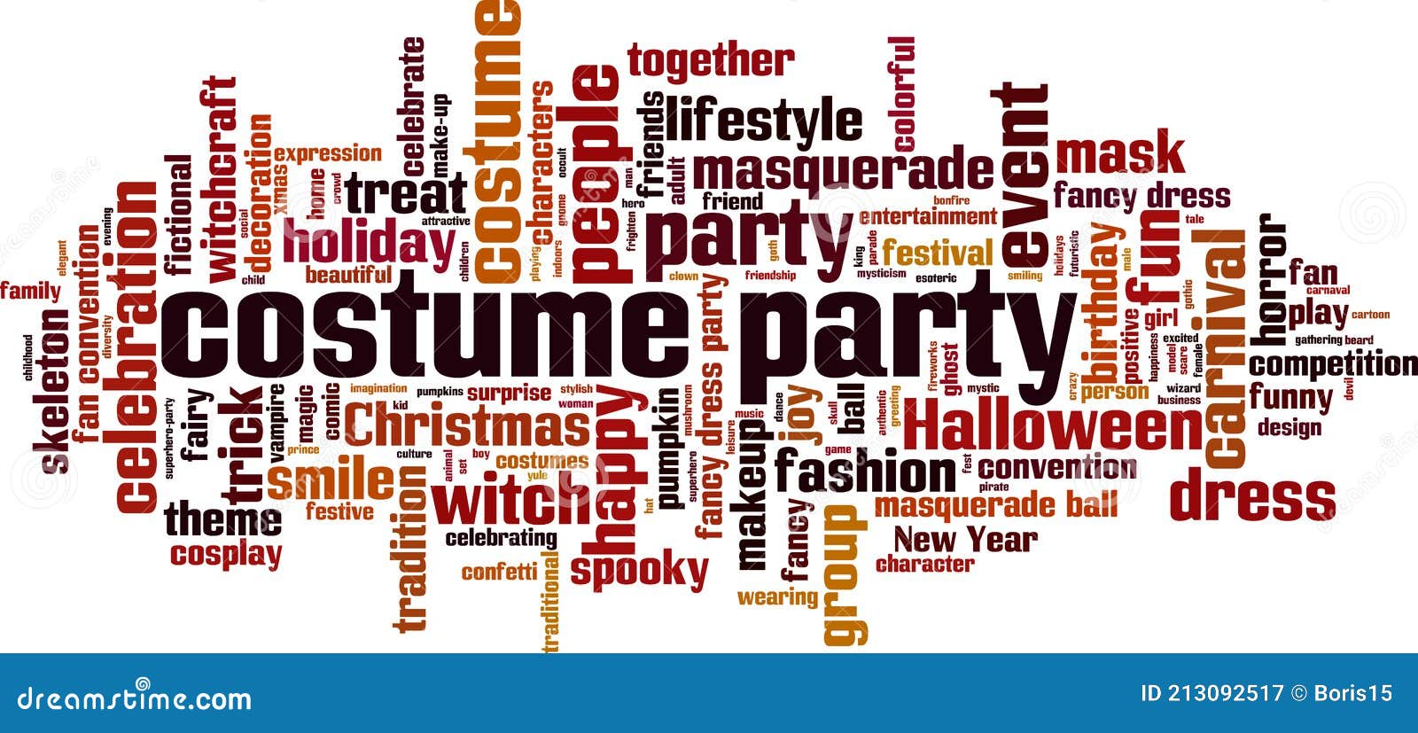 Cosplay Word Cloud Cartoon Vector | CartoonDealer.com #213092495