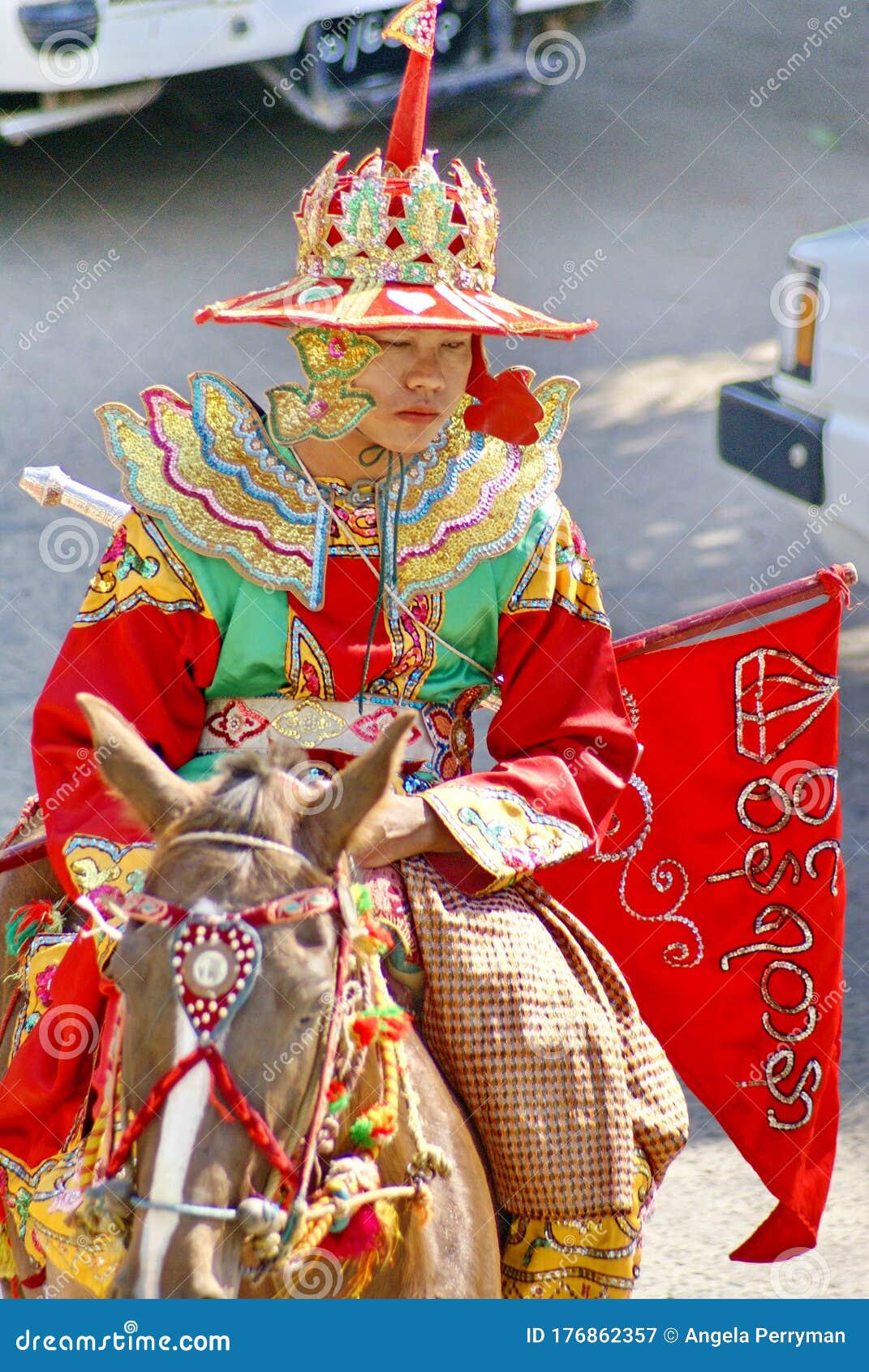Costumed Man in a Parade in Myanmar Editorial Photography - Image of ...