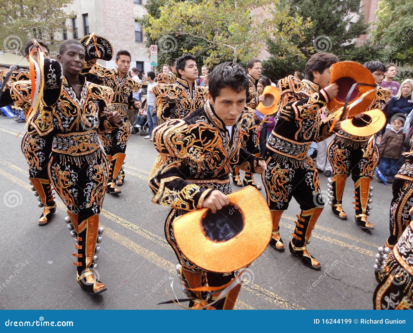 Costumed Men at the Parade editorial stock image. Image of mount - 16244199