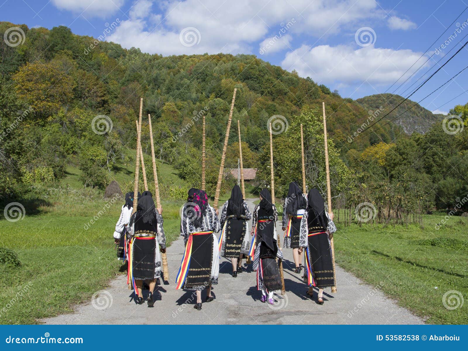 Costumes Traditionnels Roumains Photo stock - Image du campagne, adulte ...