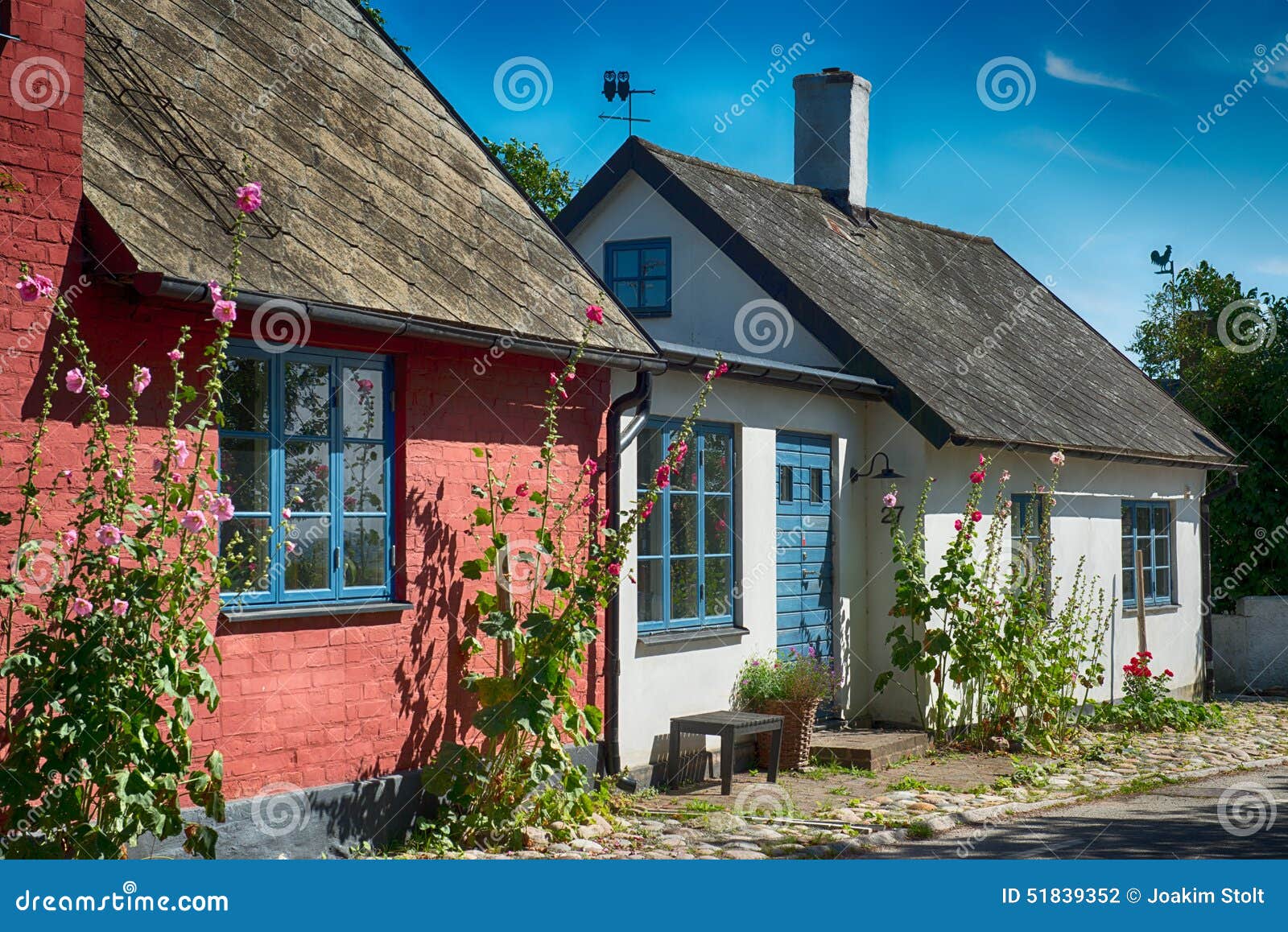 Colorful cottages stock photo. Image of europe, homes - 51839352