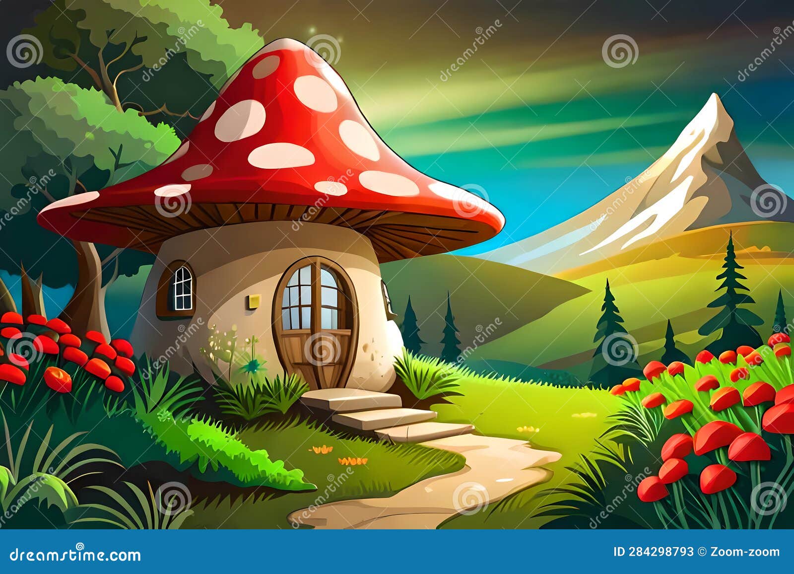 Tiny Toadstool Tales Stock Photo | CartoonDealer.com #289674420