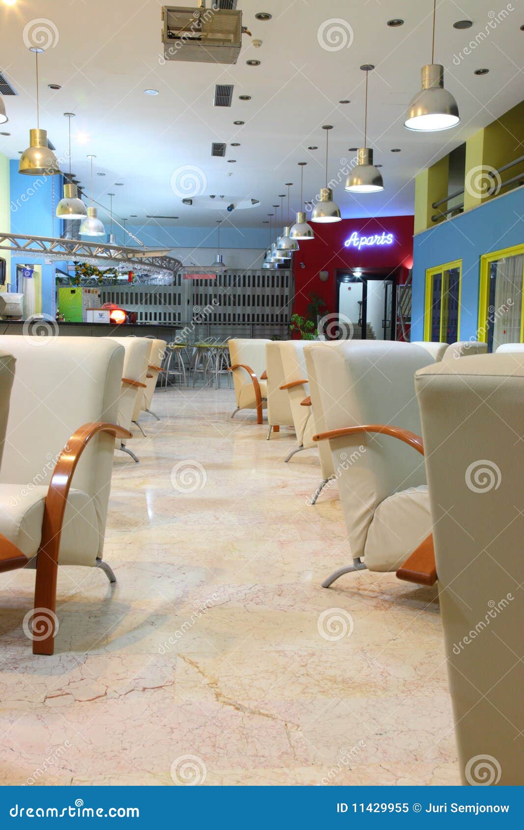 Cosy hall in hotel. stock image. Image of glass, lamp - 11429955