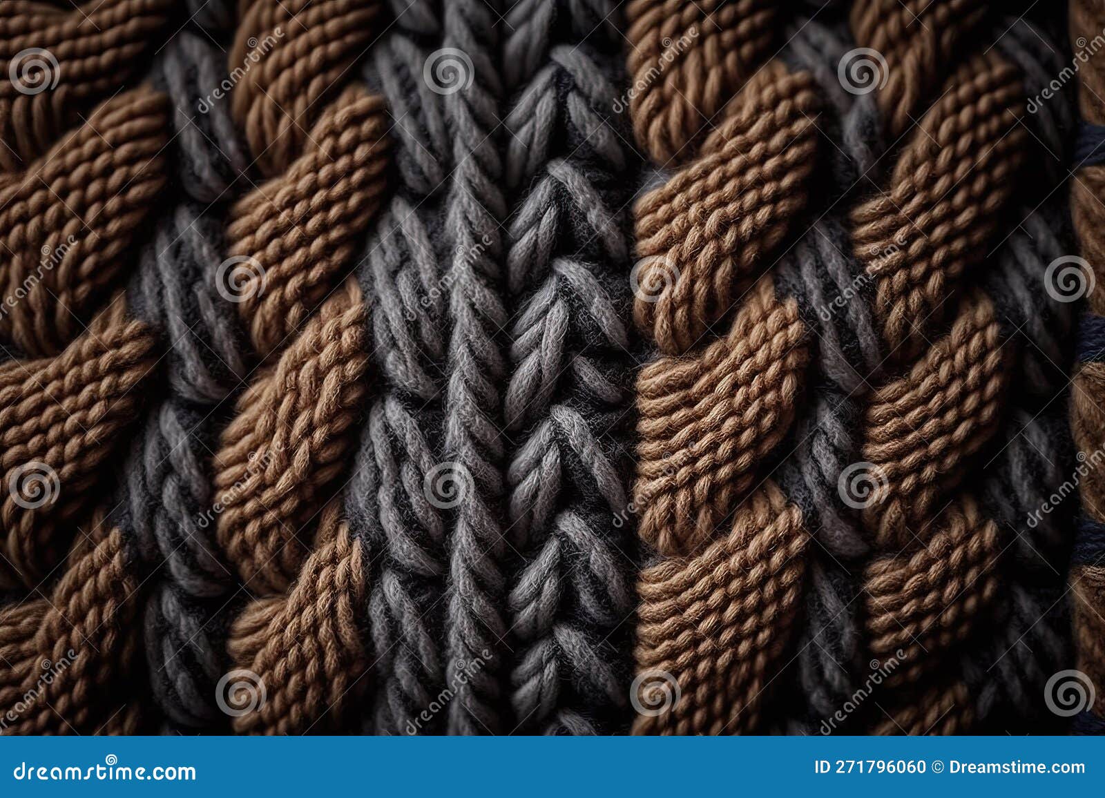 Cosy Knitted Background. Sweater Texture Generative Backdrop Stock ...