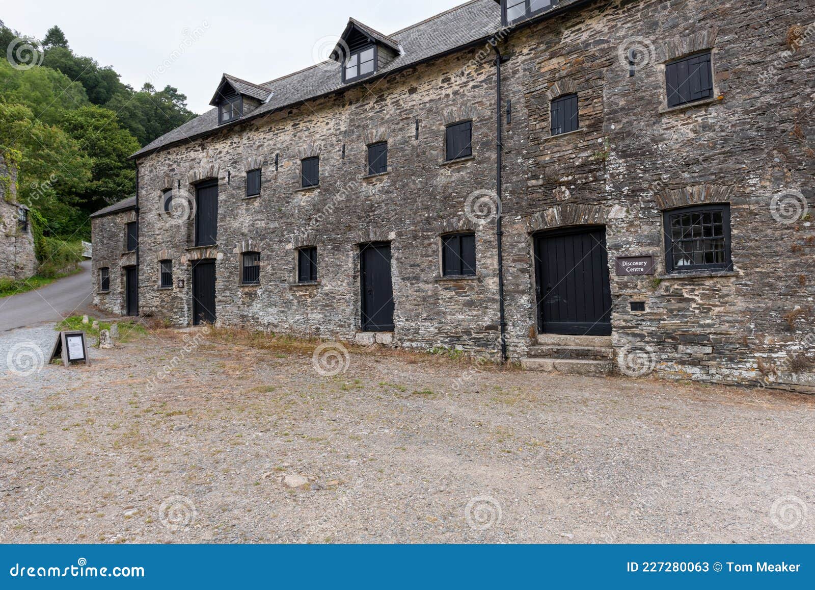 Cotehele quay stock image. Image of colour, architecture - 227280063