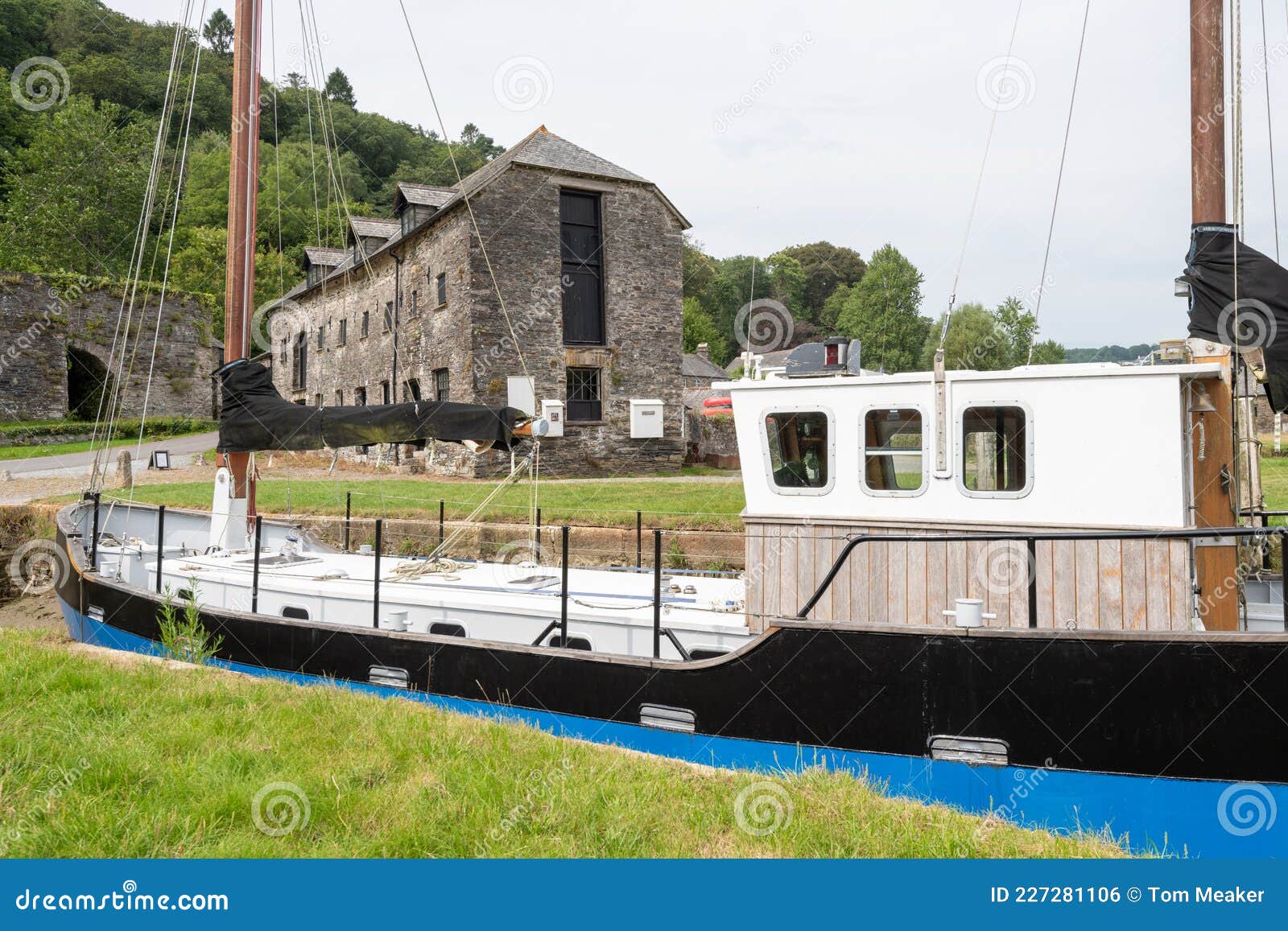 Cotehele quay foto editorial. Imagen de barco, cornular - 227281106