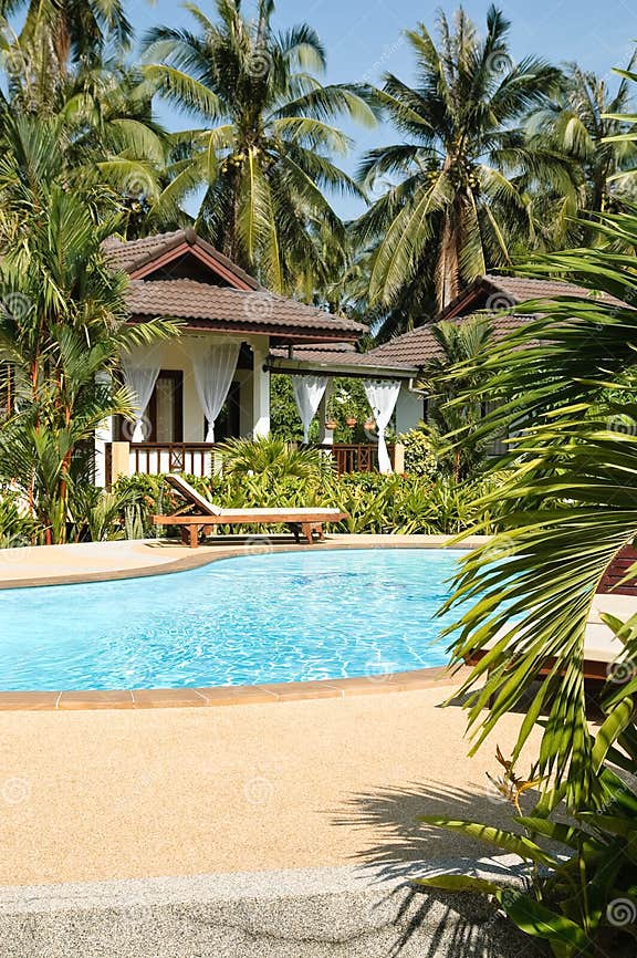 Cottage stock image. Image of outdoors, residential, tropical - 12346675