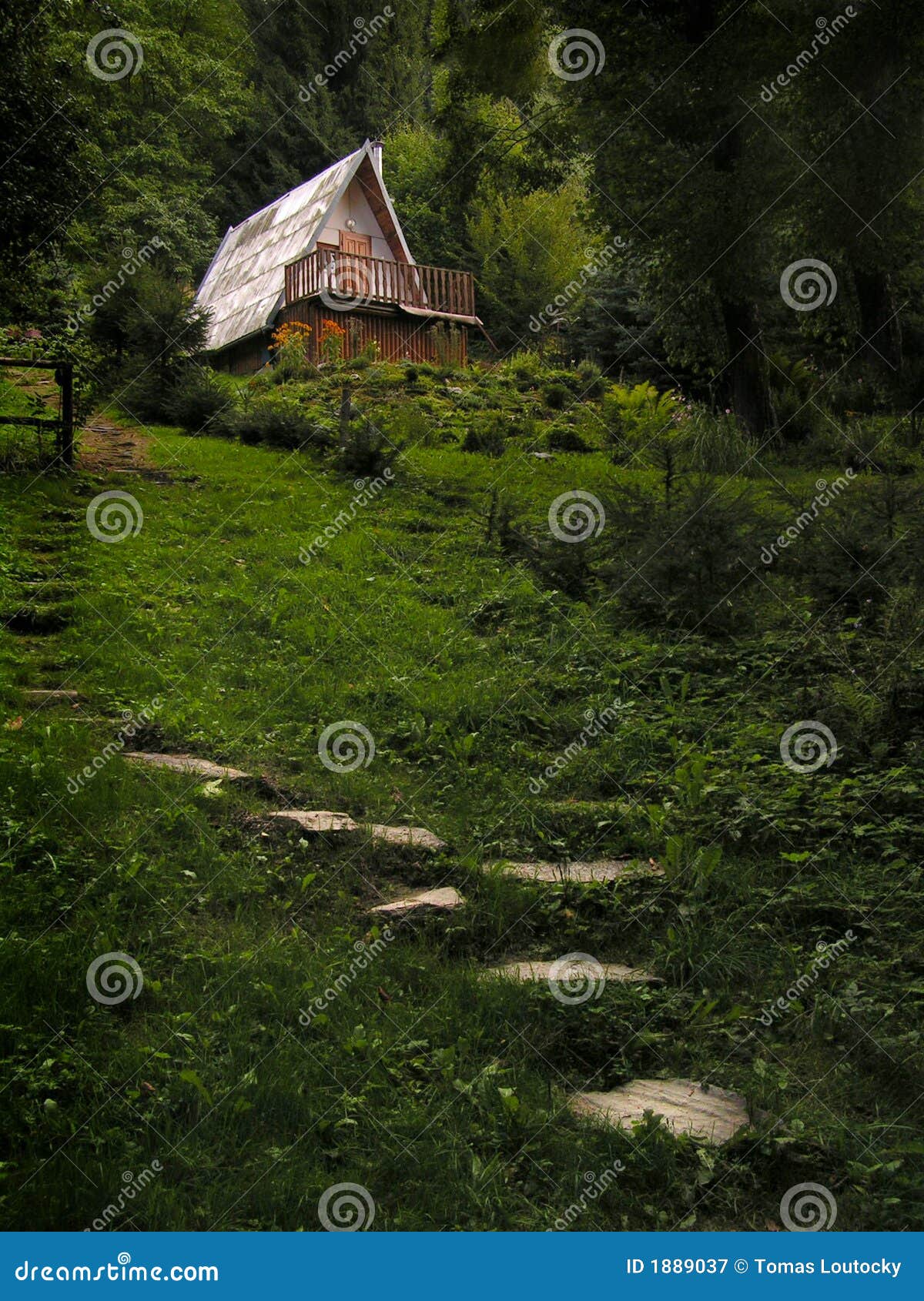 Cottage stock image. Image of primitive, building, countryside - 1889037