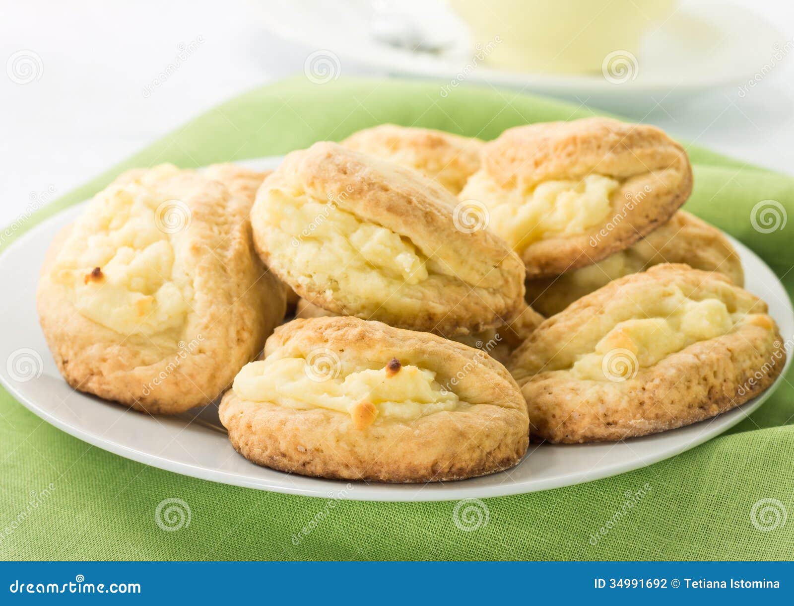 Cottage cheese cookie stock photo. Image of lifestyle - 34991692