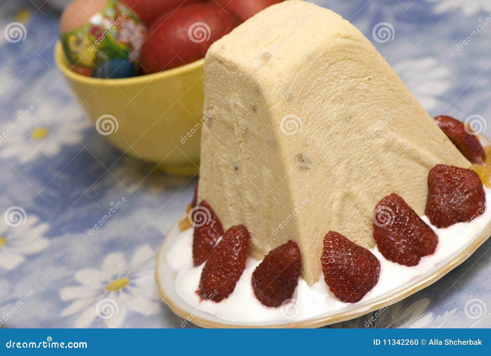 Cottage cheese Easter stock photo. Image of background - 11342260