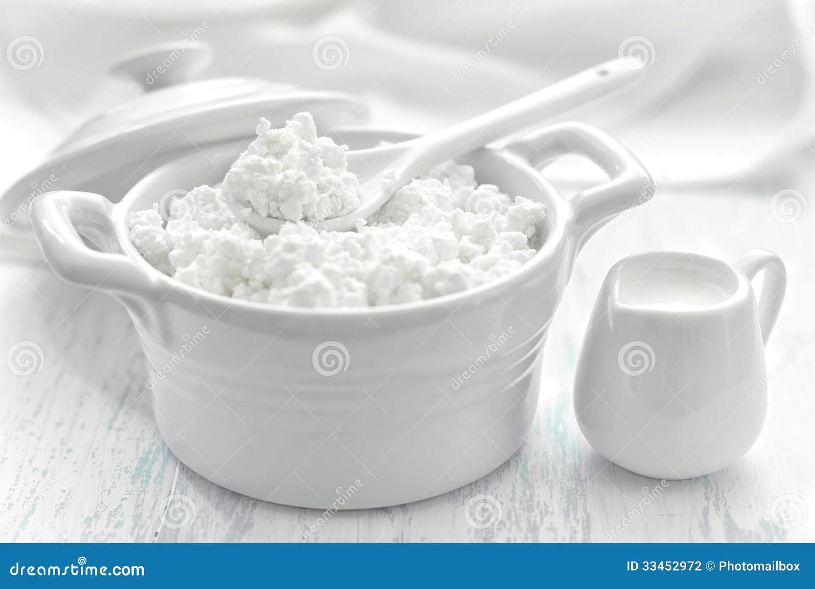 Cottage cheese stock photo. Image of nutrition, cottage - 33452972