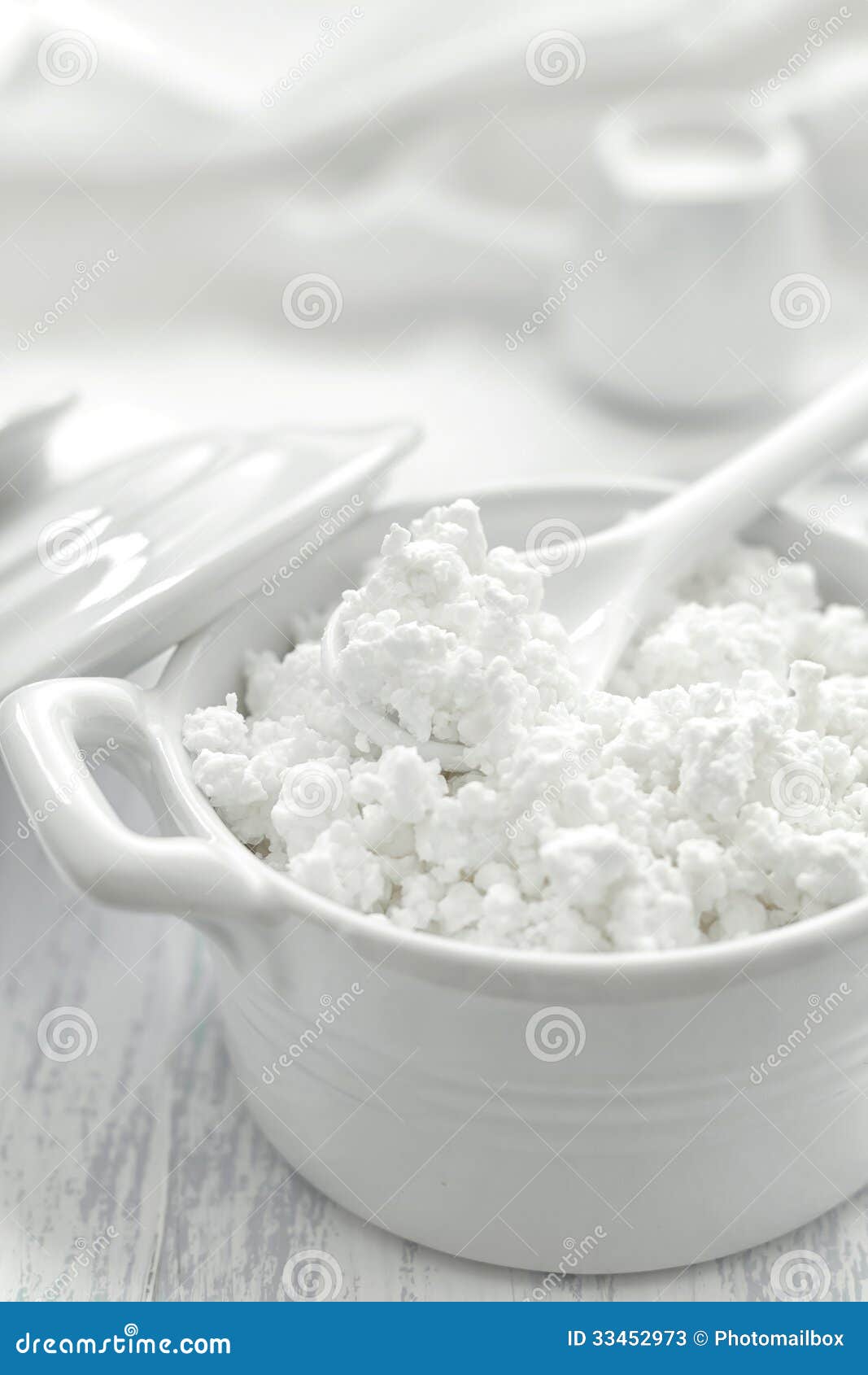 Cottage cheese stock image. Image of breakfast, health - 33452973