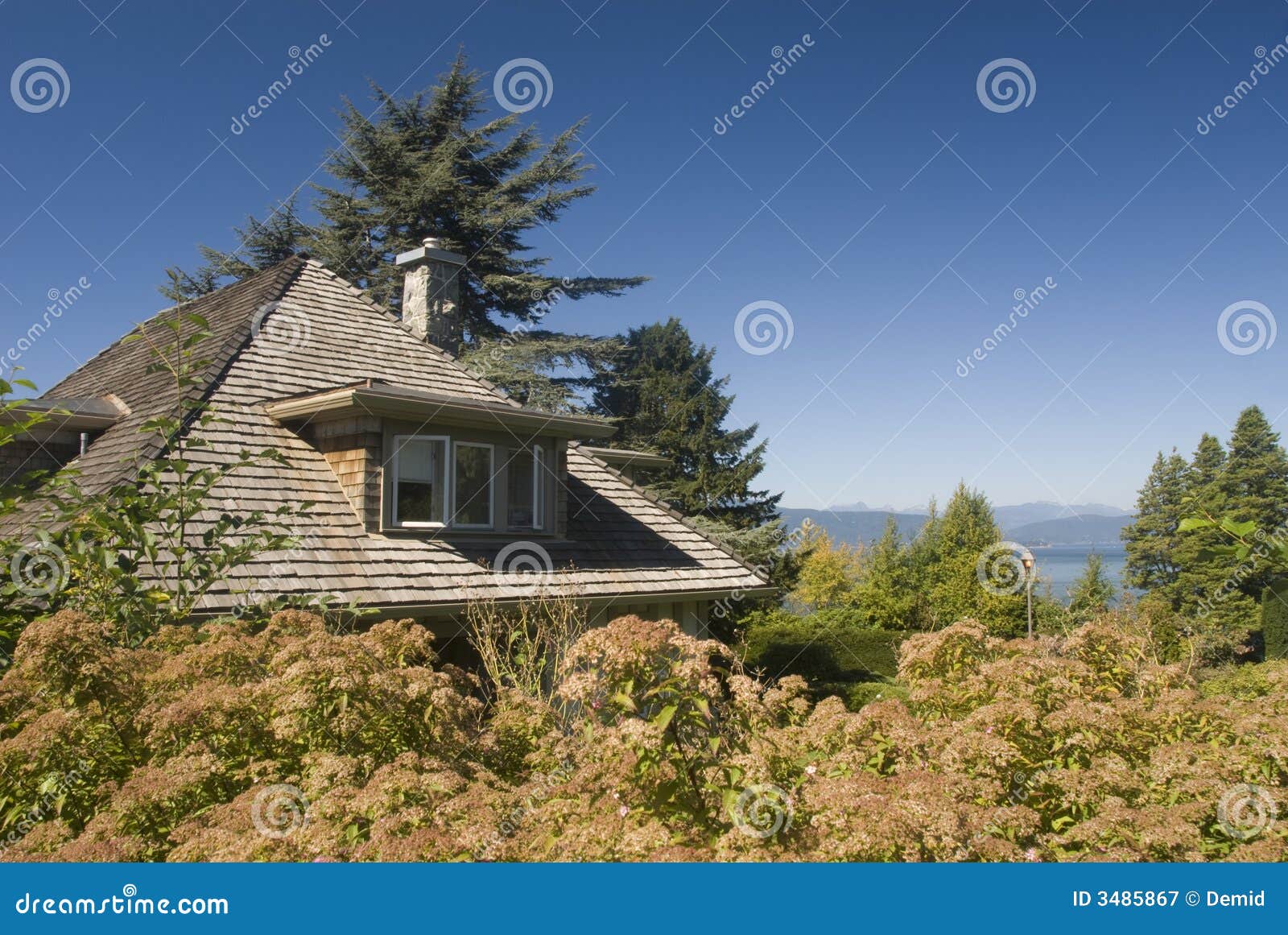 Cottage in a park stock image. Image of environment, attraction - 3485867