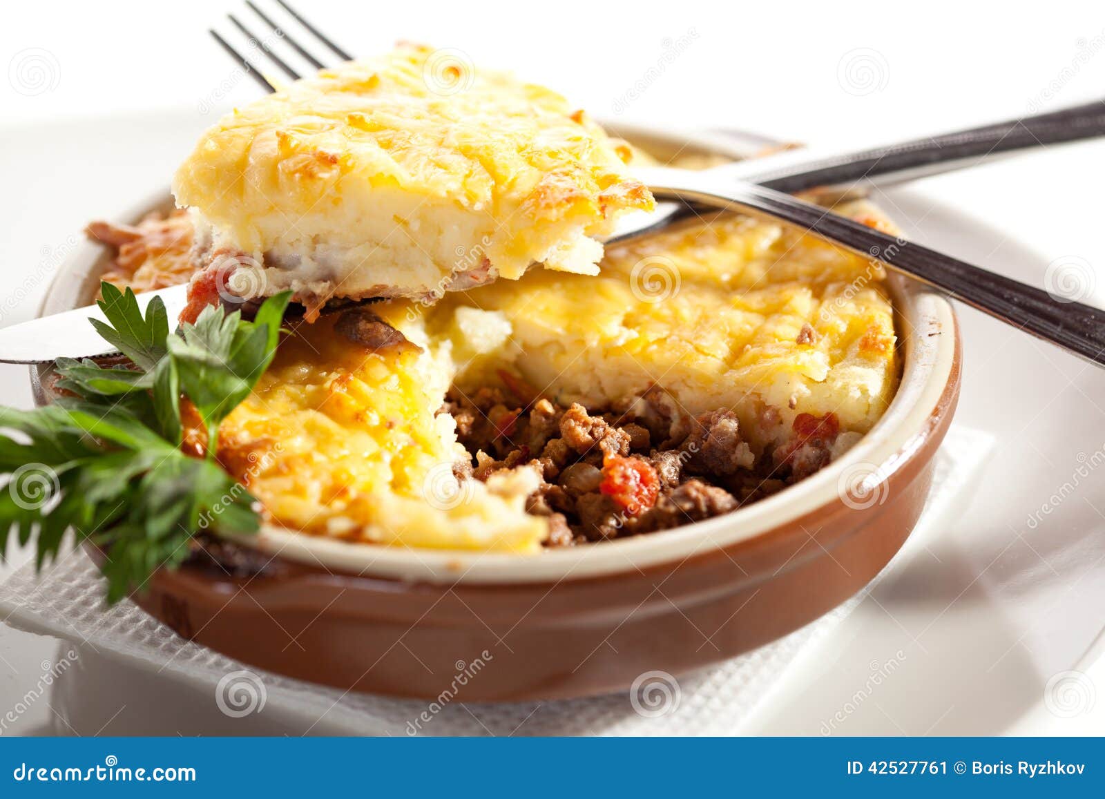 Cottage Pie stock image. Image of mash, british, portion - 42527761