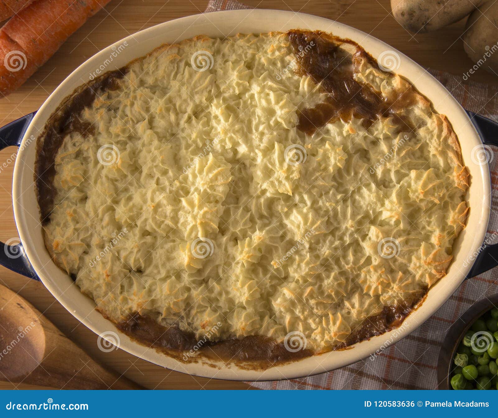 Cottage or Shephards Pie stock photo. Image of imperfect - 120583636