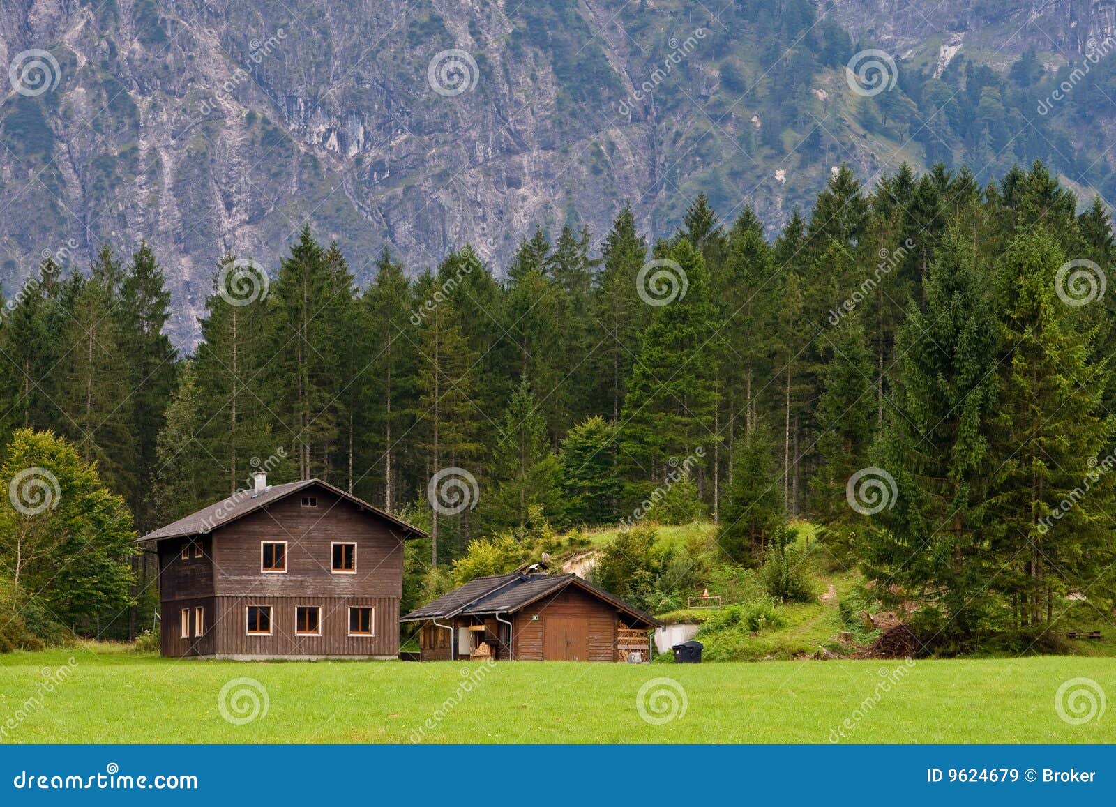 Cottages in Austria stock image. Image of austria, scenic - 9624679