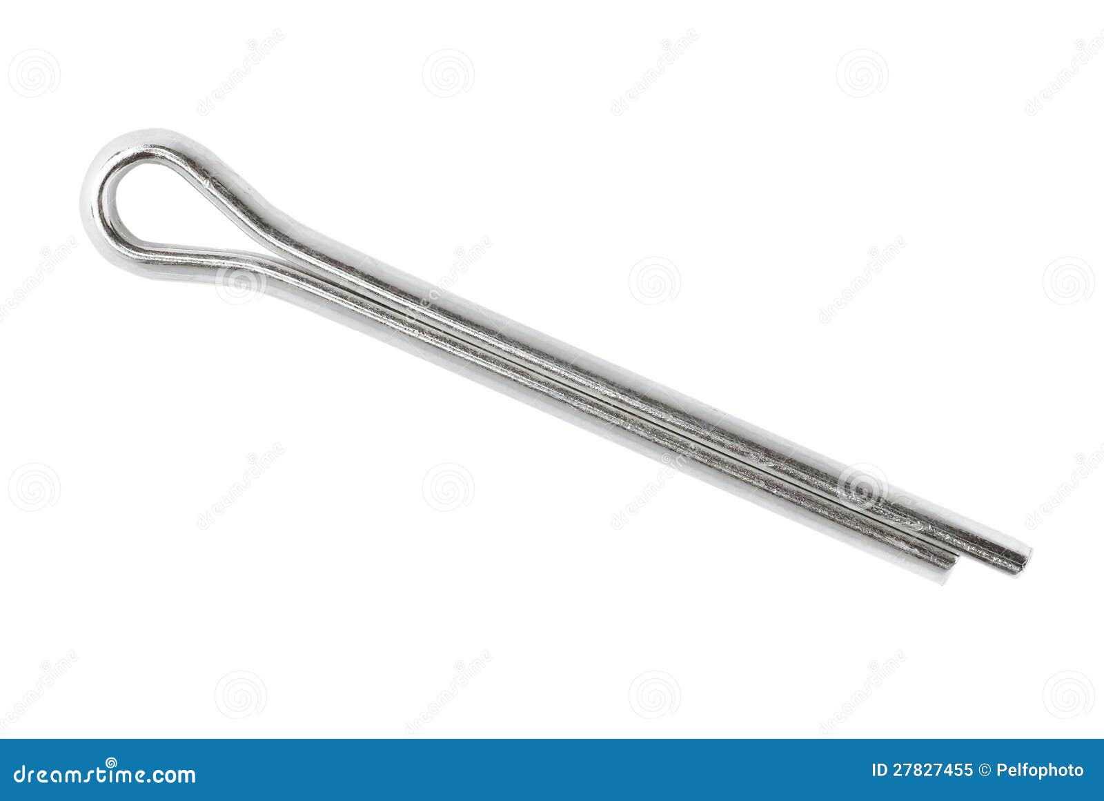 Cotter pin. stock image. Image of securing, background - 27827455