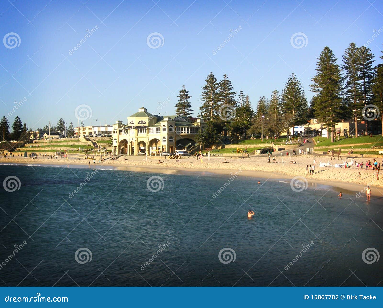 Cottesloe Beach in Perth, Western Australia Stock Photo - Image of ...