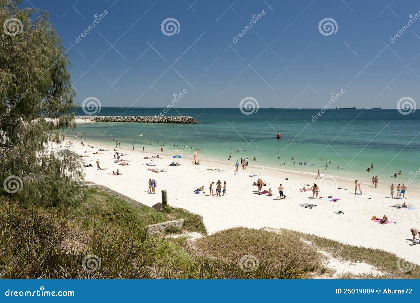 Cottesloe Beach, Perth, Western Australia Stock Image - Image of summer ...