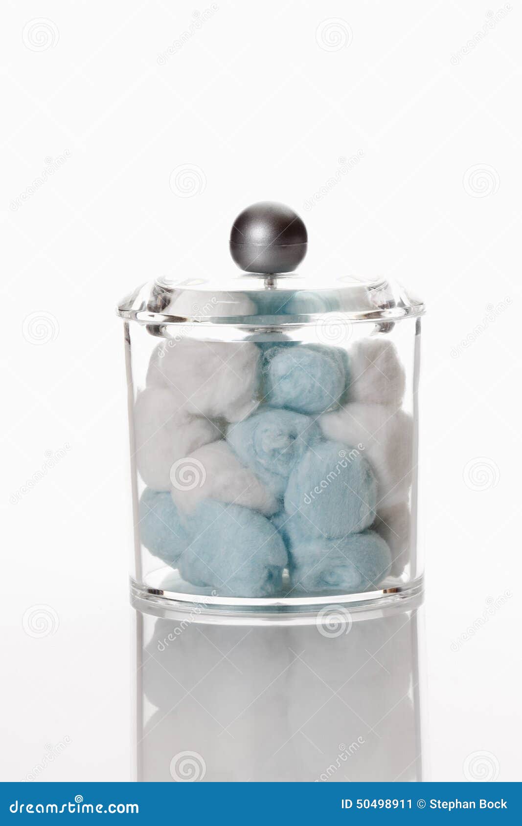 Cotton balls in container stock image. Image of purity - 50498911
