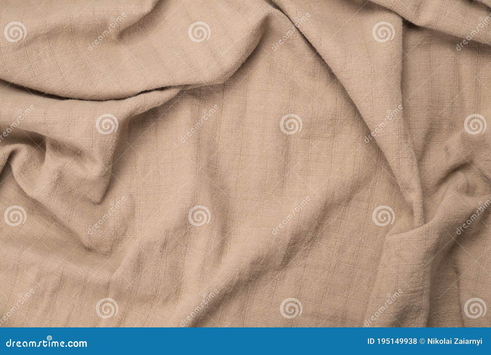 Cotton Beige Fabric Pattern Stock Photo - Image of beige, textile ...