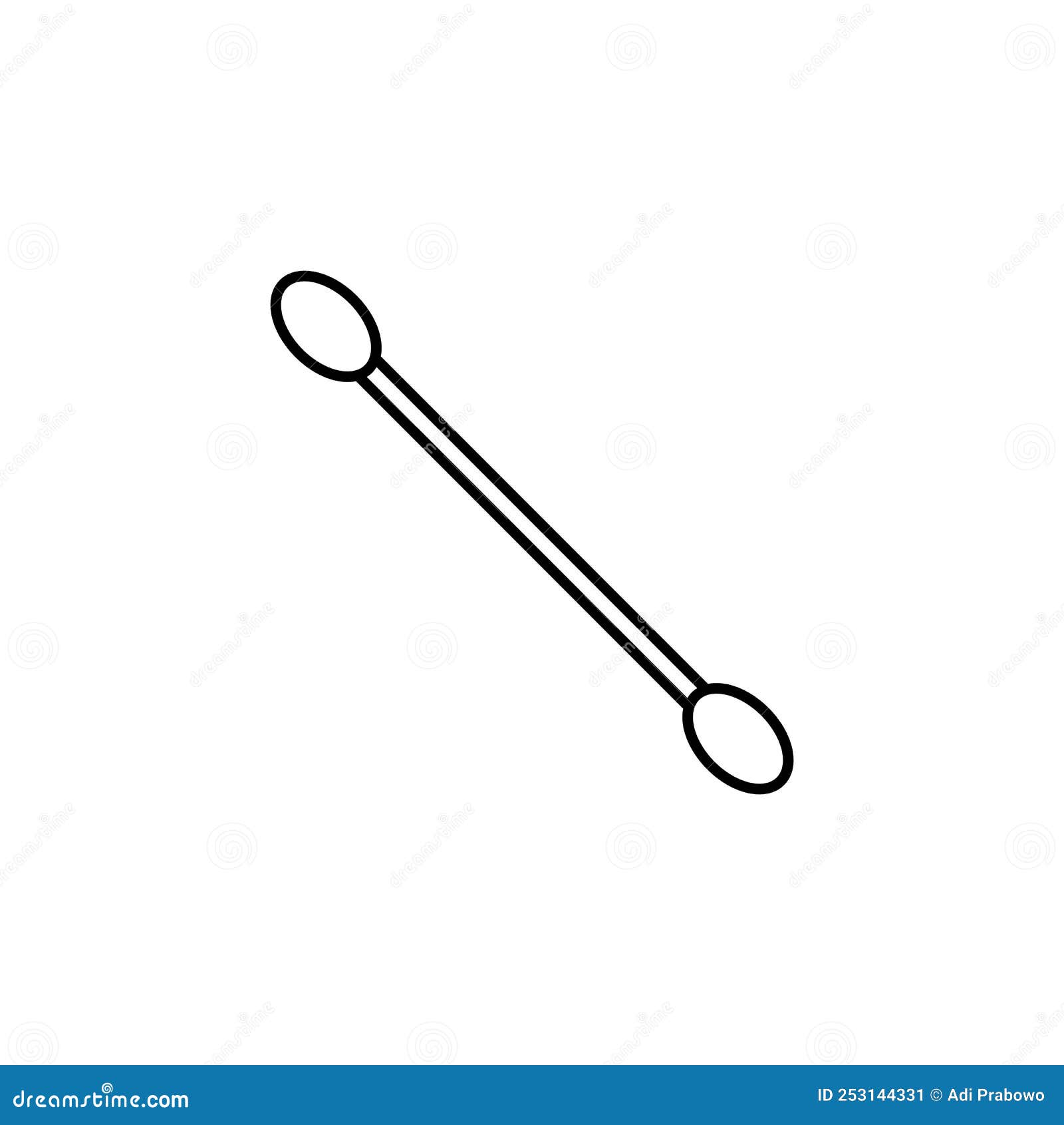 Cotton Buds Icon Logo Vector Design Stock Vector - Illustration of ...