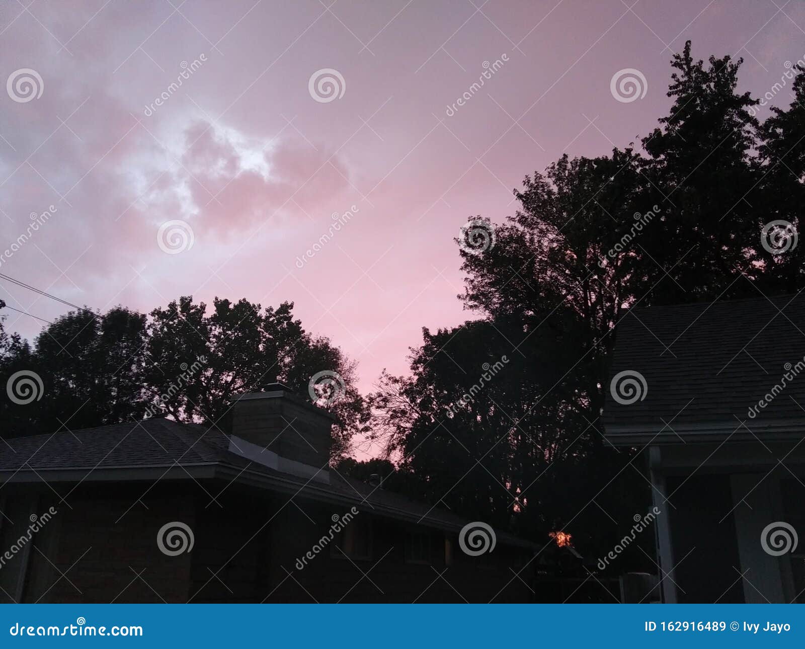 Cotton Candy Sunset stock image. Image of sunset, cotton - 162916489