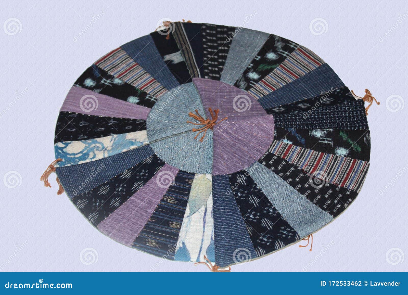 Cotton Cloth Material in Circular Pattern Stock Photo - Image of ...