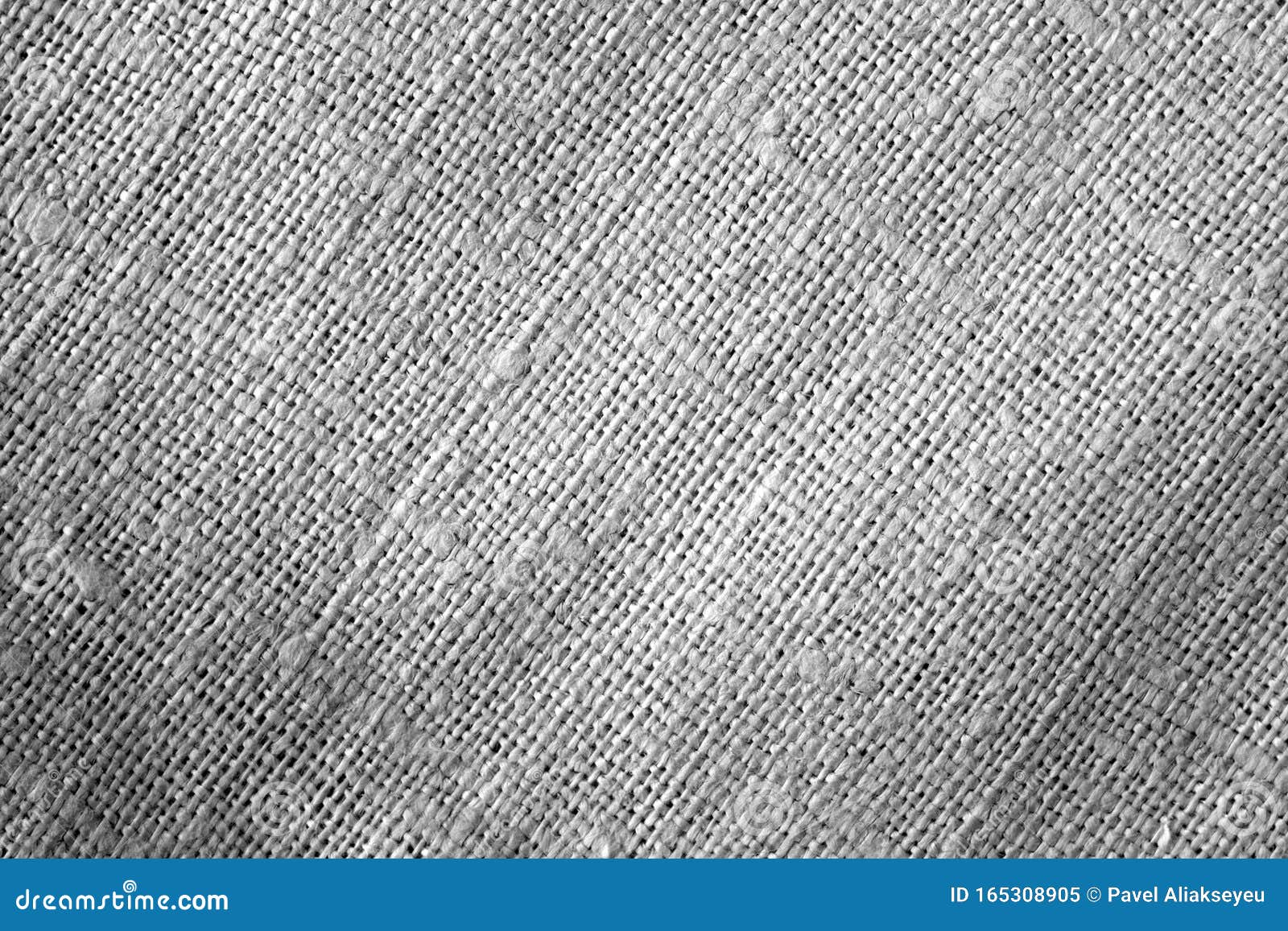 Cotton Cloth Texture in Black and White Stock Image - Image of bright ...
