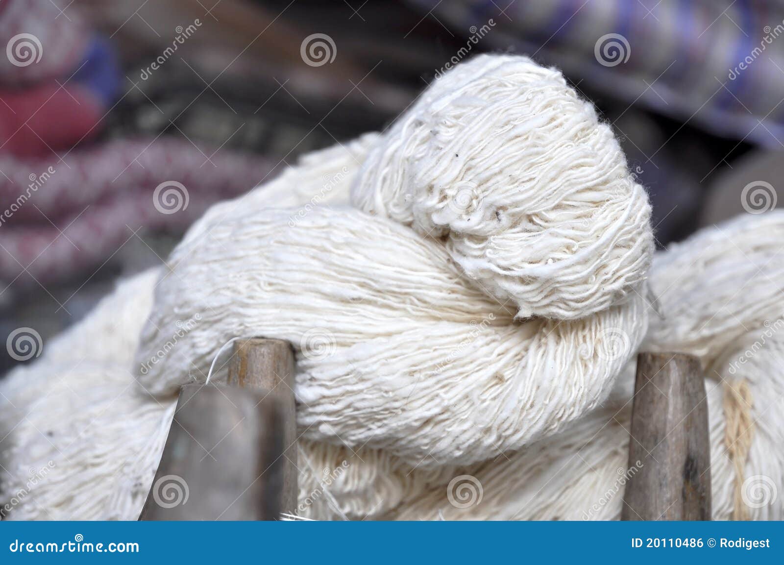 Cotton Coil Wood Thread stock photo. Image of design - 20110486