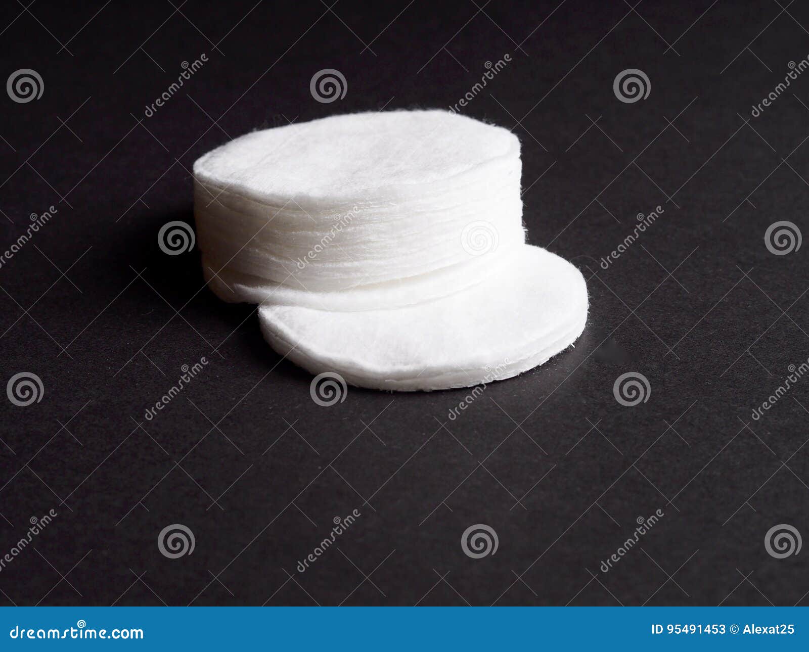 Cotton disc stock image. Image of closeup, pads, stack - 95491453