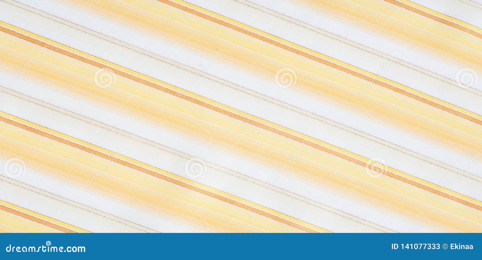 Cotton Fabric Texture, Background, Striped, with Yellow Stripes Stock ...