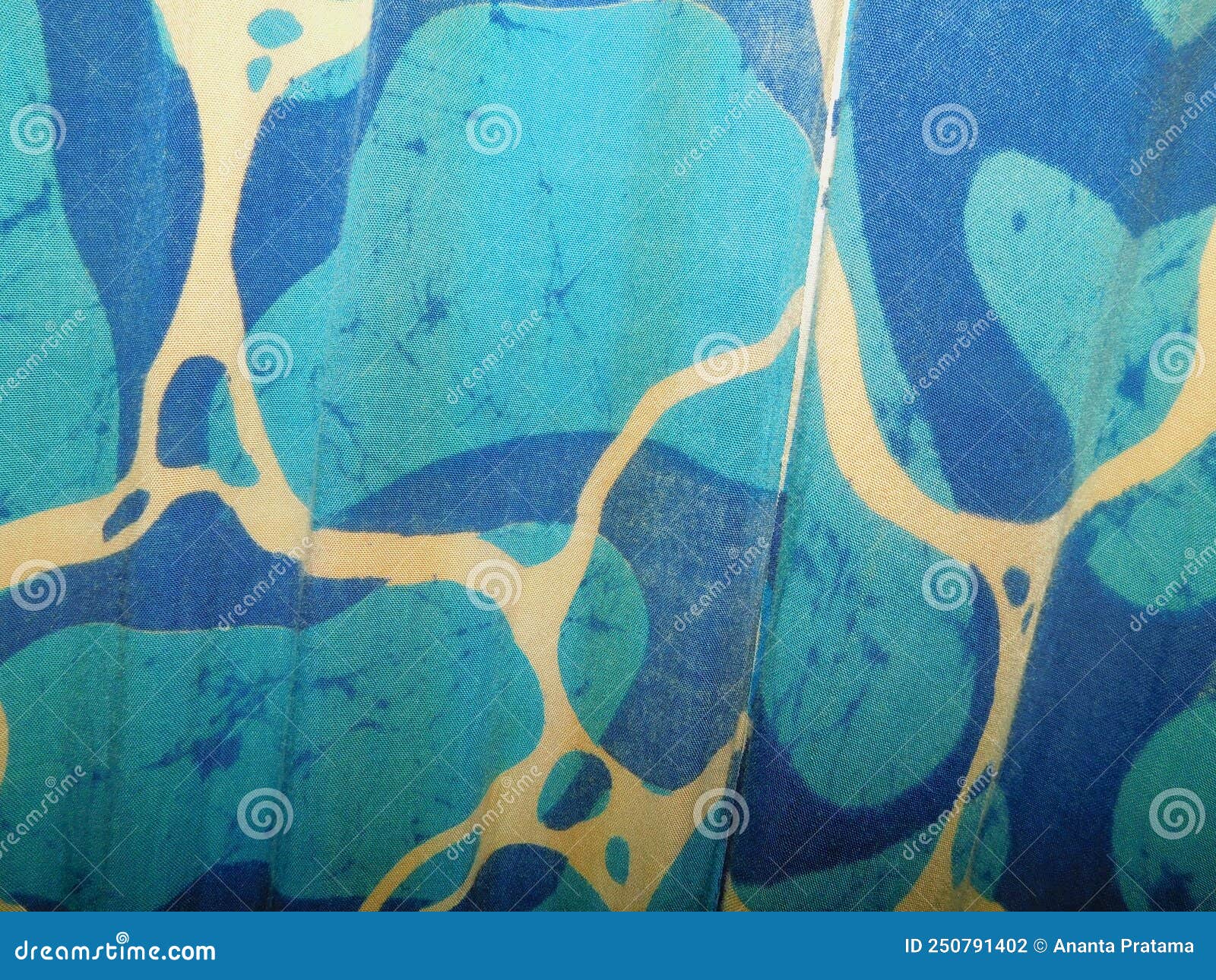 Cotton Fabric Texture with Bright Abstract Motifs Stock Photo - Image ...