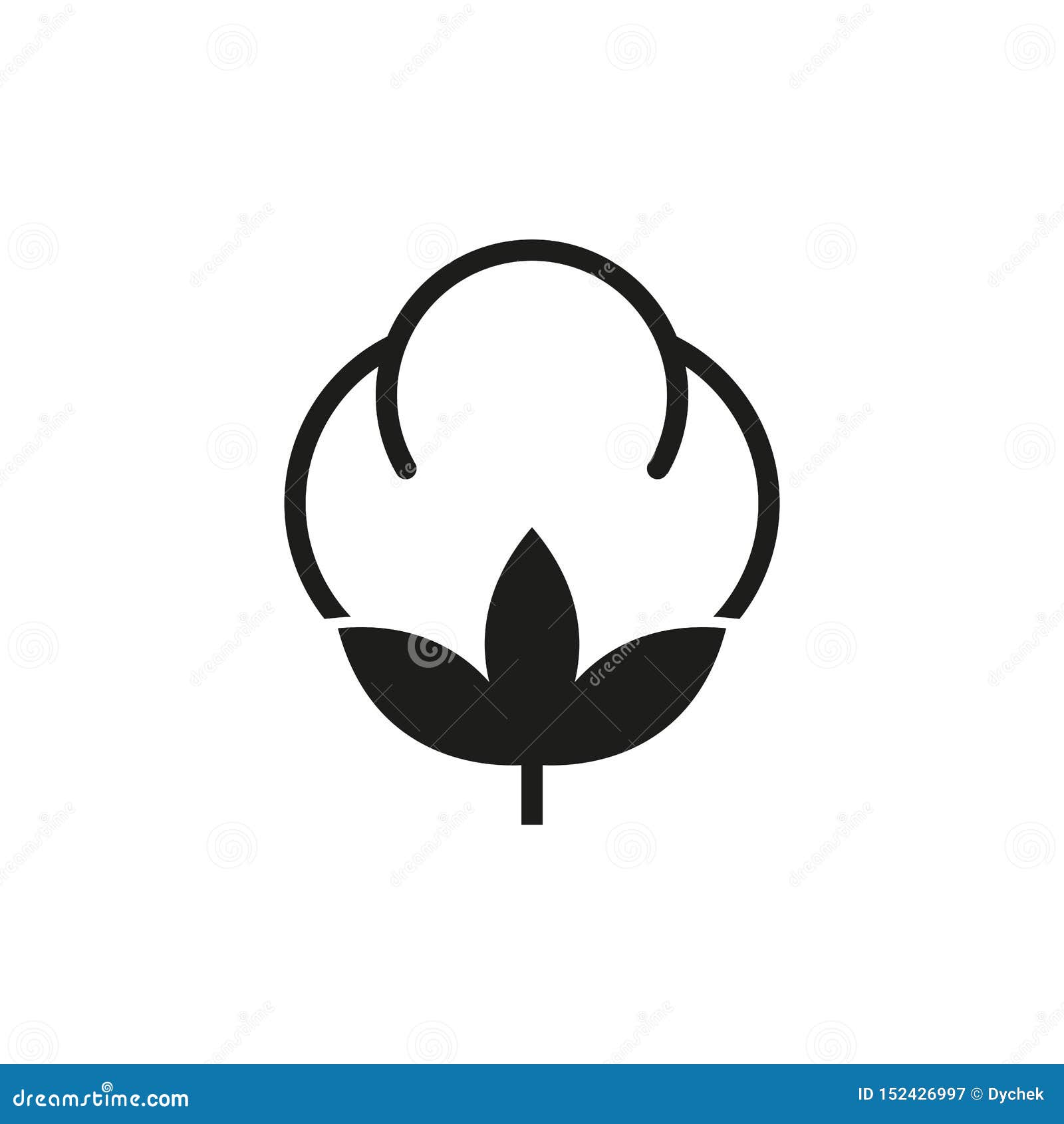 Cotton Fiber Icon. Simple Vector Illustration Stock Vector ...