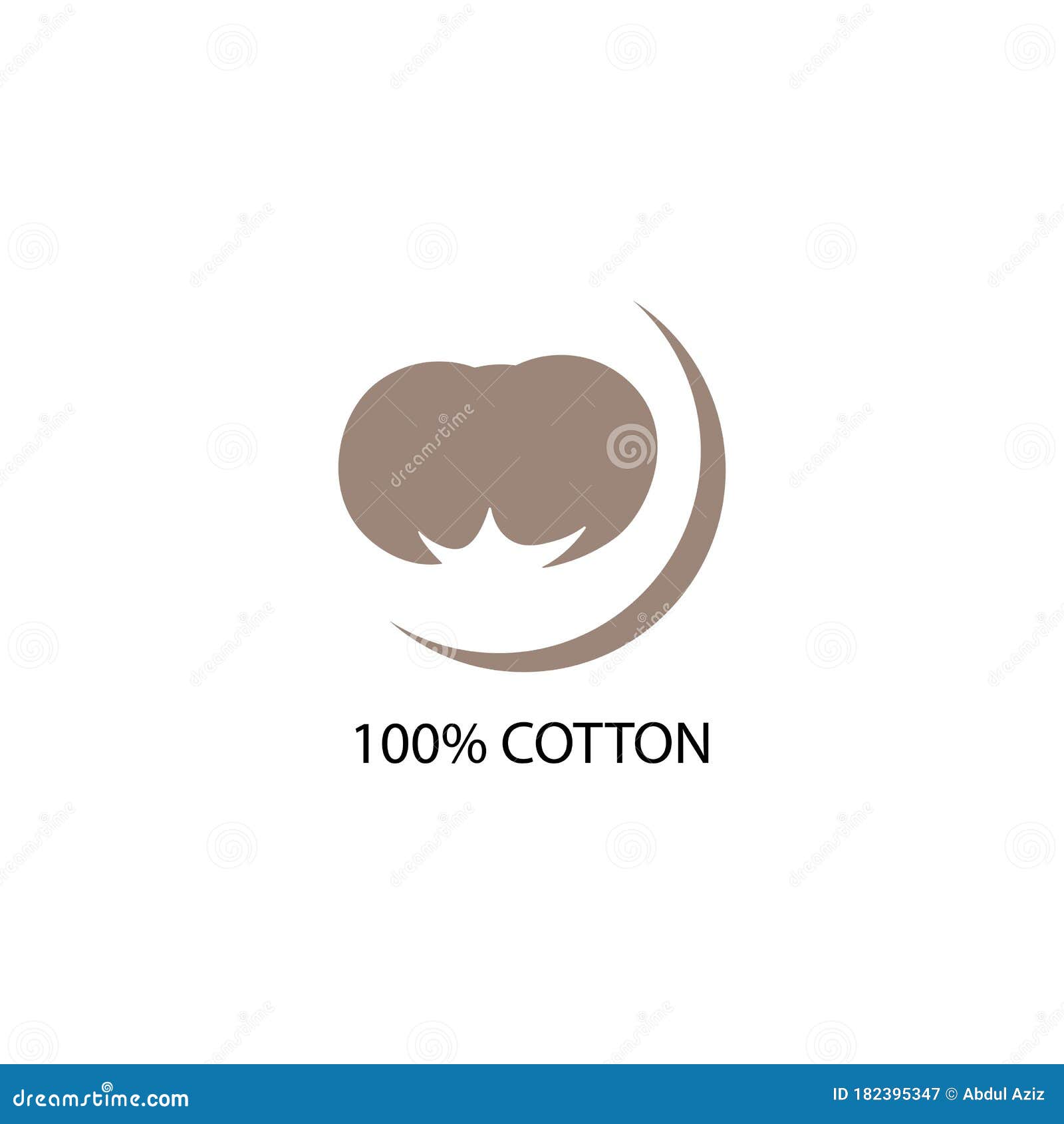 Cotton Icon Logo Vector Design Stock Vector - Illustration of logo ...