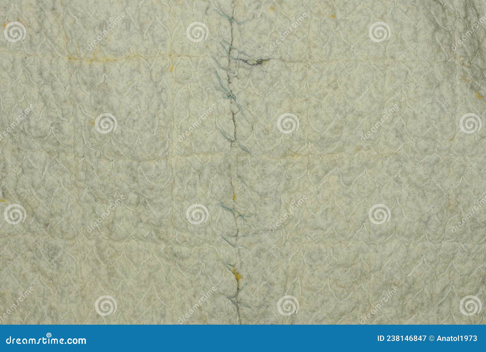 Cotton Lining Fabric Texture with Garment Seam Stock Image - Image of ...
