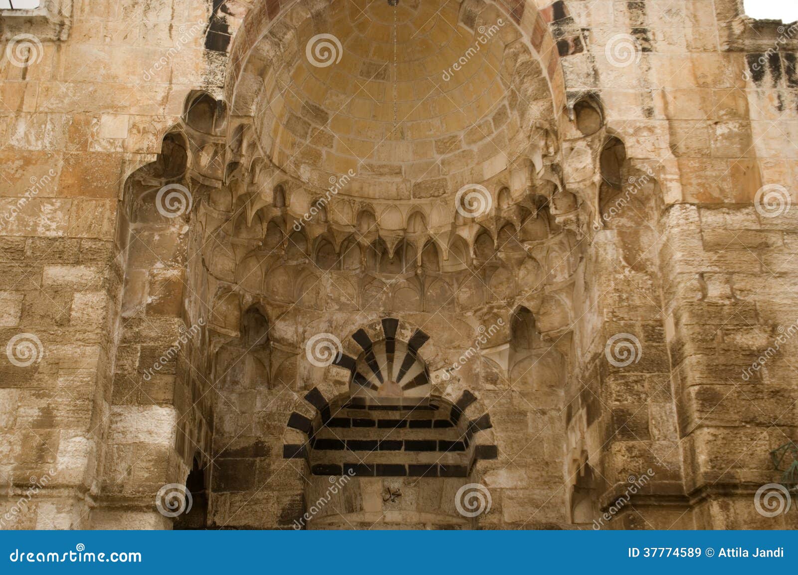 Cotton Merchants Gate, Jerusalem, Israel Stock Image - Image of ancient ...