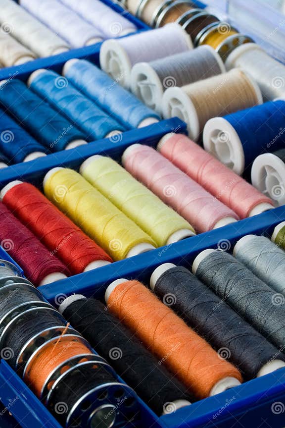 Cotton reels stock image. Image of craft, colorful, thread - 13501475