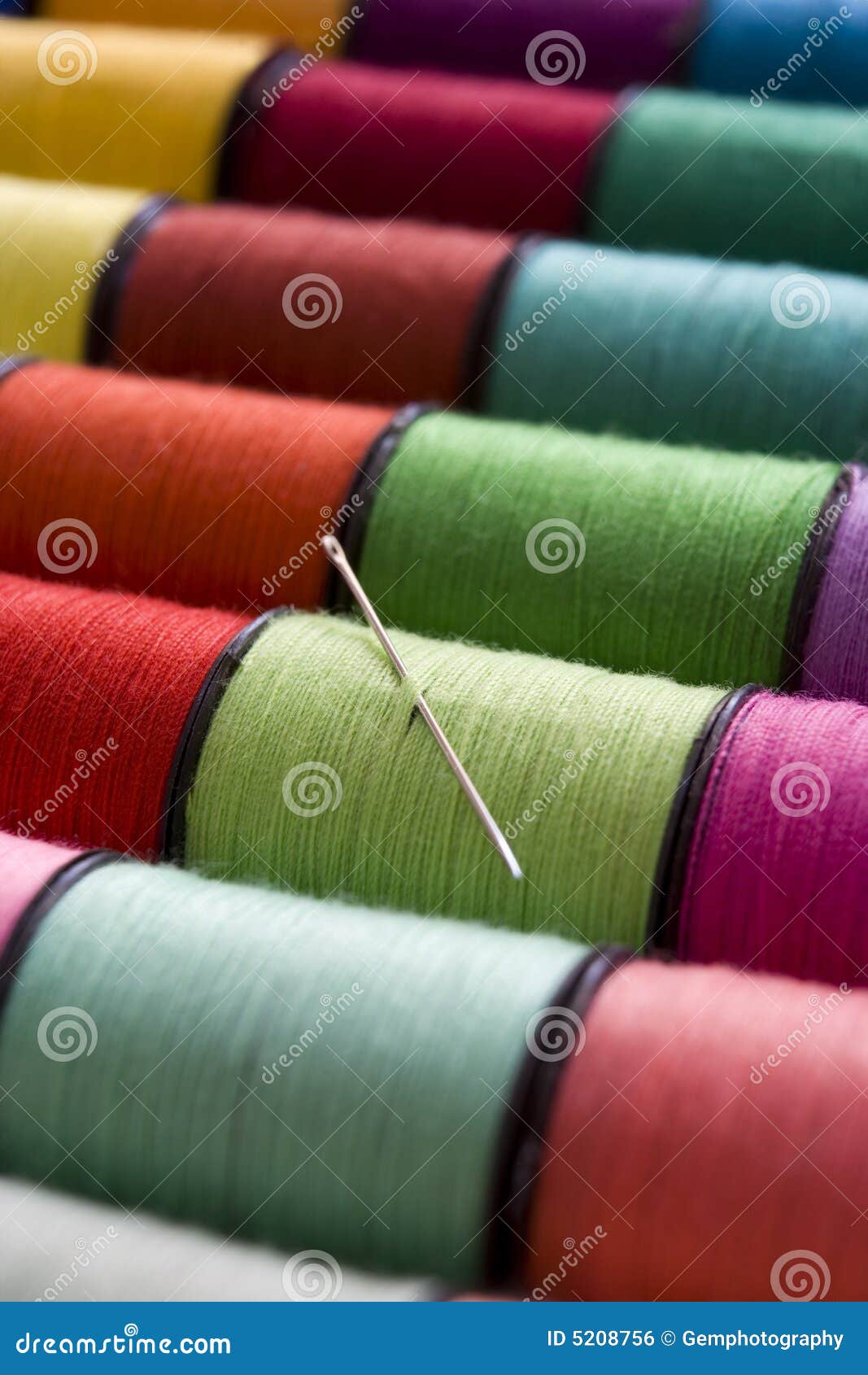 Cotton reels stock photo. Image of haberdashery, reels - 5208756