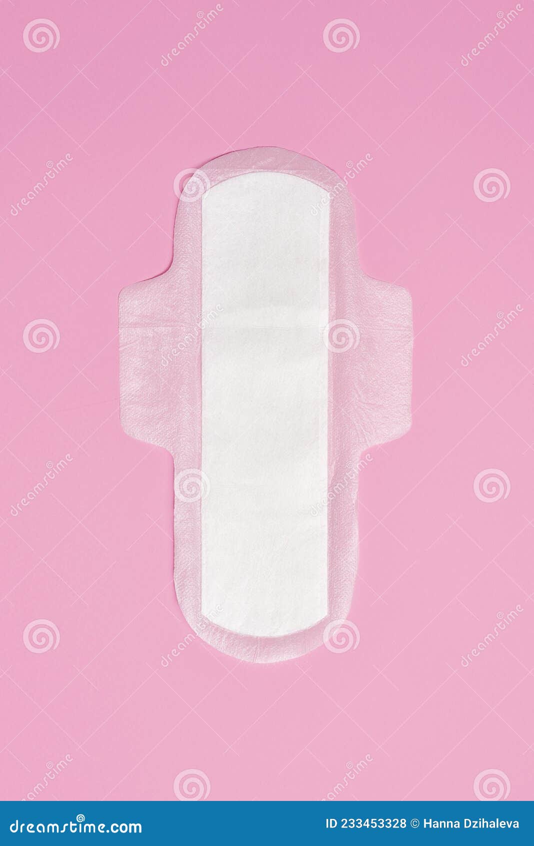 Cotton Sanitary Pad Napkin on Pink Background Stock Photo - Image of ...