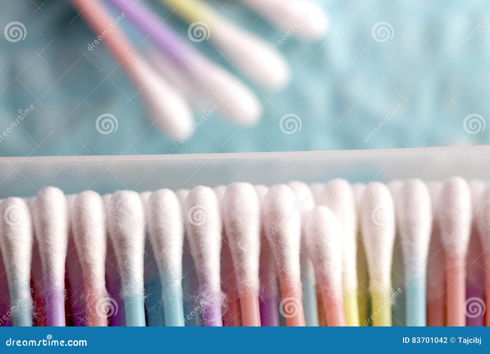 Cotton sticks , close up. stock photo. Image of cosmetic - 83701042